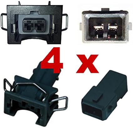 Connecteur d'injecteur - BOSCH EV1 LOW (4 x Set) - Fuel injection ...