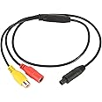 Amazon.com: 4-Pin Male Backup Reverse Camera Car Universal to CVBS RCA ...