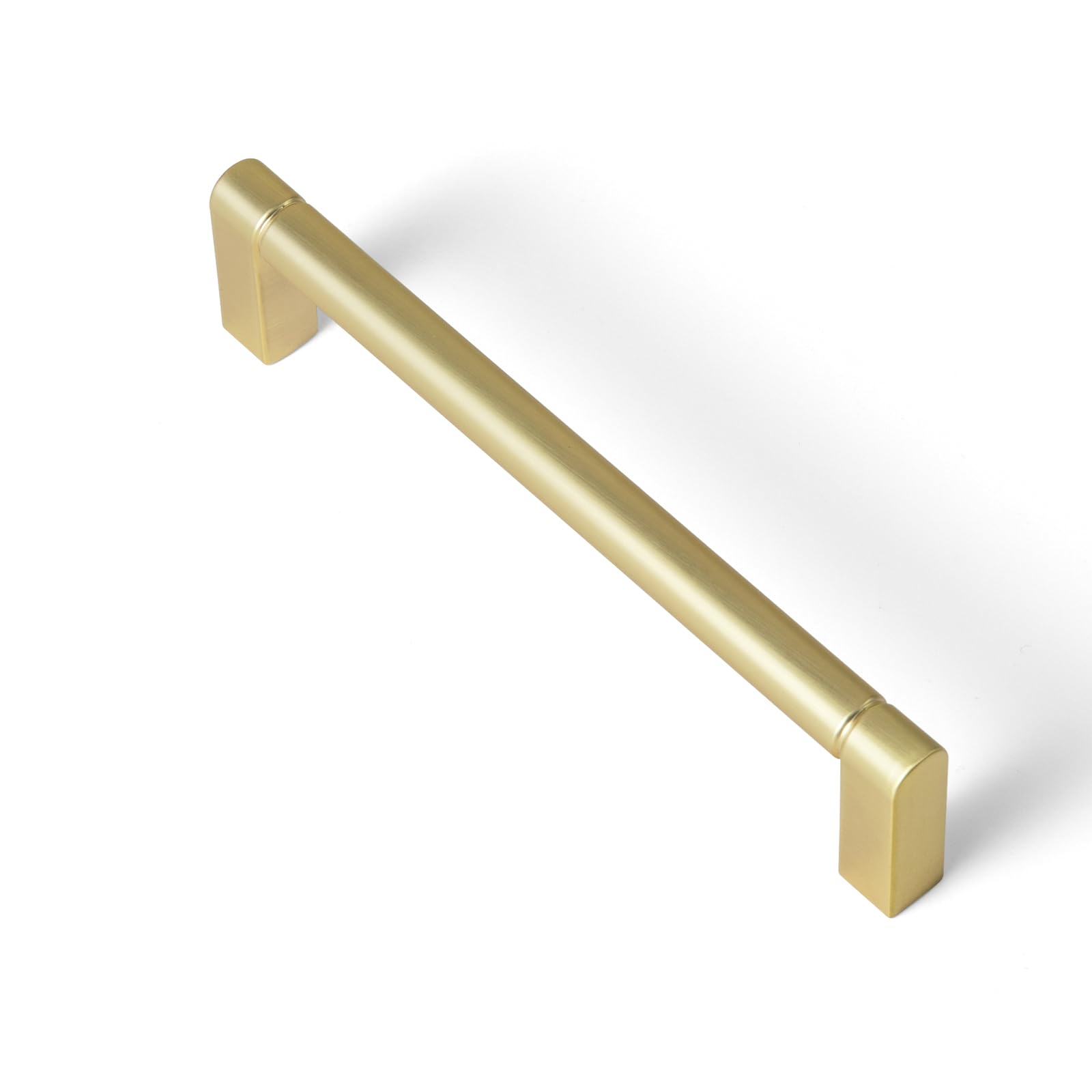 Goo-Ki 6 Pack Brushed Brass Gold Drawer Pulls Kitchen Cabinet Hardware ...
