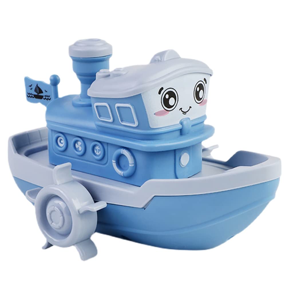 NEXTAKE Wind-up Steamship Bath Toy, Bathtub Windup Steamer Tub Toy ...