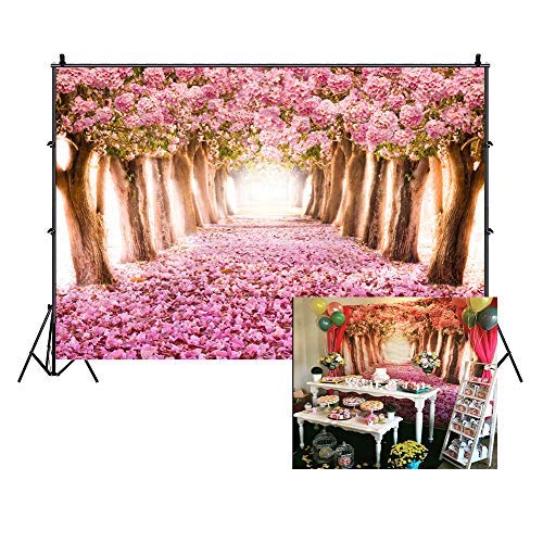 Baocicco Cherry Trees Blossoms Flower Petals Pink Dreamy Ground ...