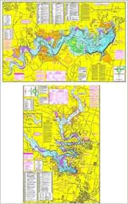 Lake Belton & Lake Stillhouse Hollow Fishing Map: 0737703001408: Amazon ...