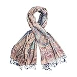 Paulette Scarf, Pashmina Paisley Traditional Jacquard Shawl - hand made ...