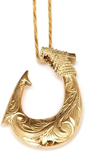Hawaiian Fish Hook Necklace by Austaras - Necklace Pendant for Women ...