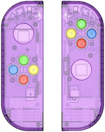 Clear Purple Joycon Handheld Controller Housing, DIY Replacement Shell ...