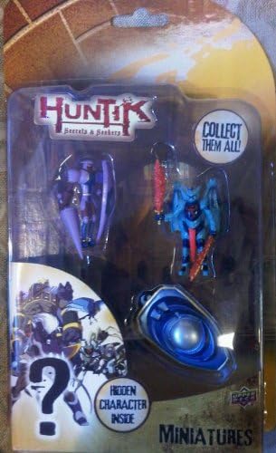 Huntik Secrets & Seekers Miniatures 4 Pack-Freelancer Florestis, Amulet ...