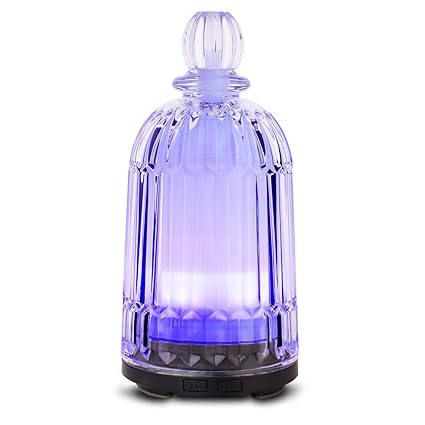 Amazon.com : Glass Essential Oil Diffuser, 120ml Capacity Waterless ...