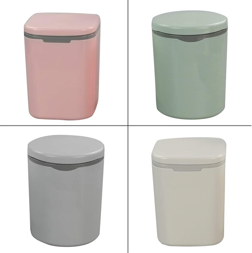 Dynko 2-pack Plastic Desktop Garbage Bin, Mini Trash Can (Green) - BigaMart
