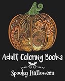 Amazon.com: Halloween Adult Coloring Book: Advanced Adult Halloween ...