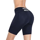 Amazon.com: BALEAF Padded Bike Shorts Women 6'' Lycra Cycling Shorts 4D Gel Padding Biking Biker ...