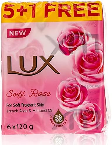Lux Perfumed Bar Soap Soft Rose, 6 x 120 gm price in UAE | Amazon UAE ...