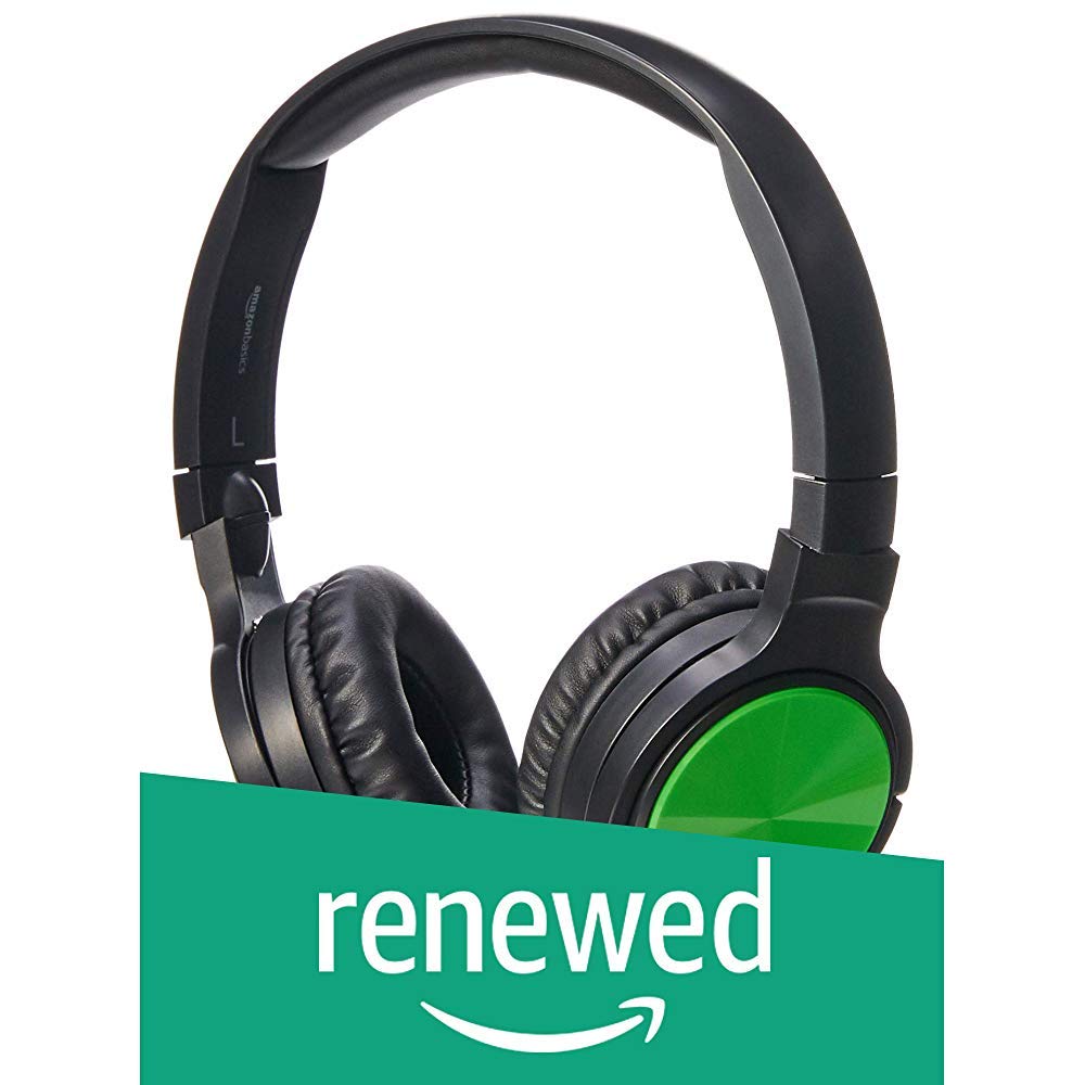 AmazonBasics Lightweight On-Ear Headphones - Green: Amazon.in: Electronics