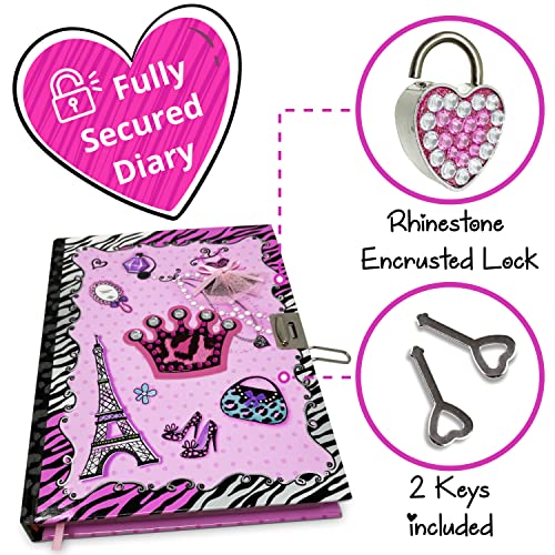 SMITCO 8 To 12 Year Old Girls Gift Idea Girls Diary With Lock & Key ...