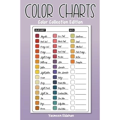 Buy Color Charts: Color Collection Edition: 50 Color Charts to record ...