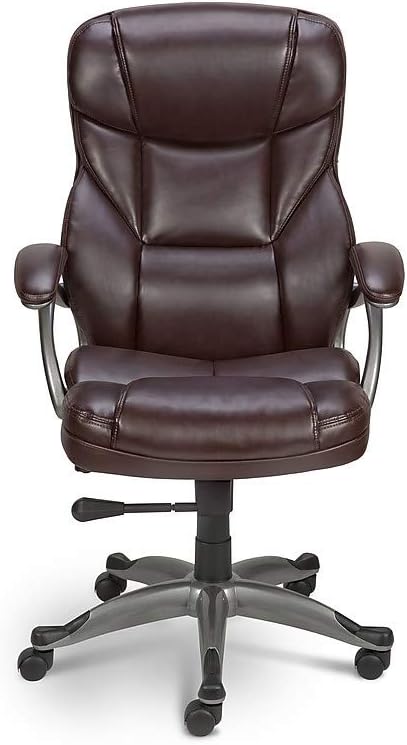 Amazon.com : Staples 416523 Osgood Bonded Leather High-Back Manager's ...