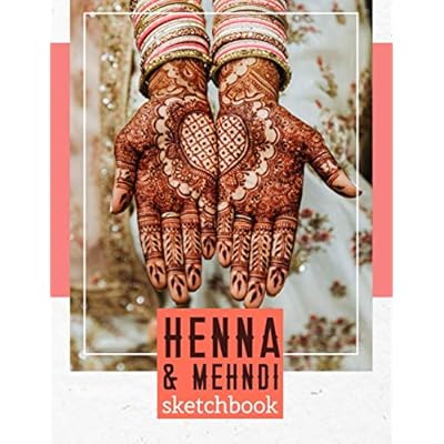 Buy HENNA & MEHNDI SKETCHBOOK: Practice Your Original Designs On Paper ...