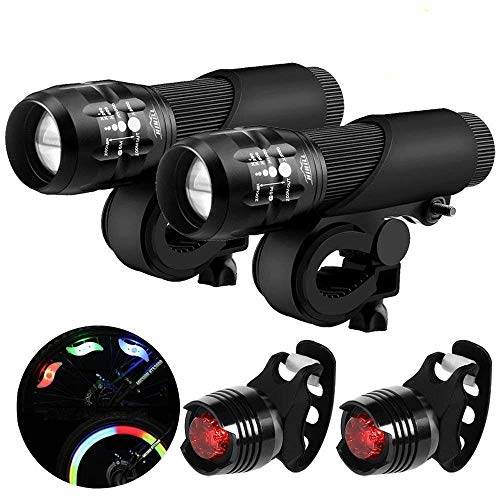 Blinkle Bike Light Set B001 LED Batteries Powered Safety Bicycle Lights ...