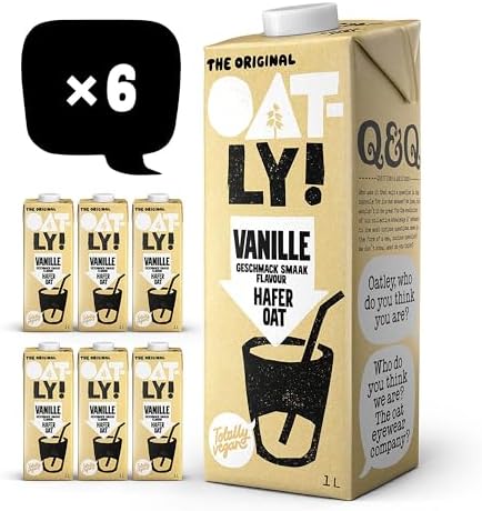 Oatly - Vanilla Oat Milk Drink Dairy Free - Plant Based Vegan Oatmilk ...