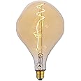 Oversized Decorative LED Bulb, Vintage Spiral Filament Edison Light ...