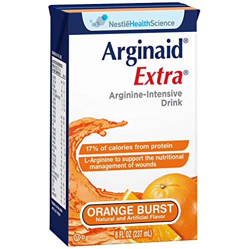 Arginaid Extra Arginine-Intensive Drink, Orange Burst, 8 Ounce Box ...
