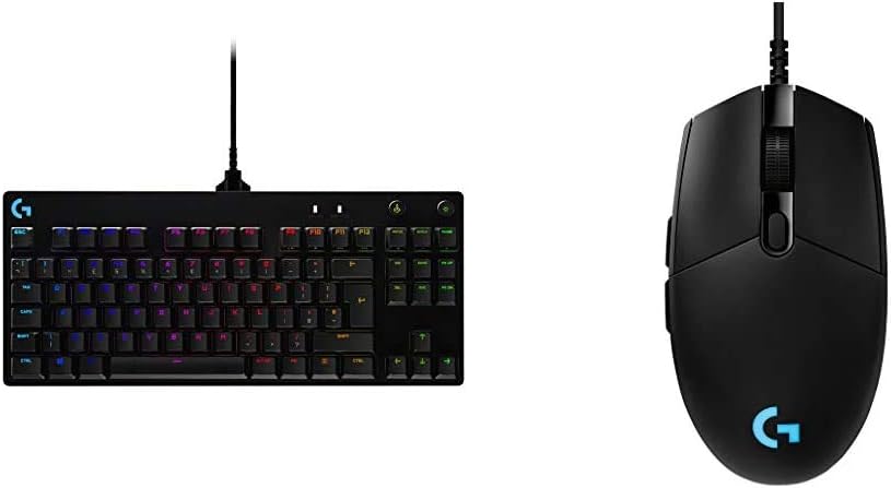 Logitech G PRO Mechanical Gaming Keyboard & G PRO Wired Gaming Mouse ...