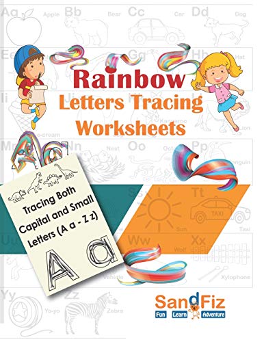 Amazon.com: Rainbow Letters Tracing Worksheets: 9798613304486: SandFiz ...