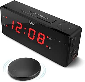 Amazon.com: iLuv TimeShaker Boom, Alarm Clock with Wireless ...