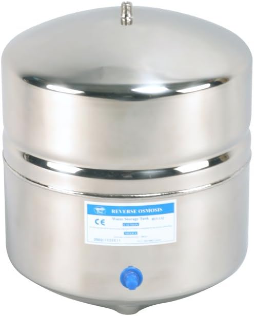Goes Green 4.4 Gallon Stainless Steel RO Reverse Osmosis Storage Tank ...