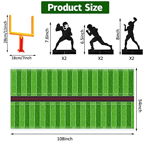 9 Pieces Football Party Decorations, Football Goal Post Centerpieces ...