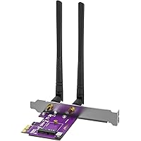 Amazon.com: PCIE X1 to M.2/NGFF (A+E Key) WiFi Bluetooth Wireless ...