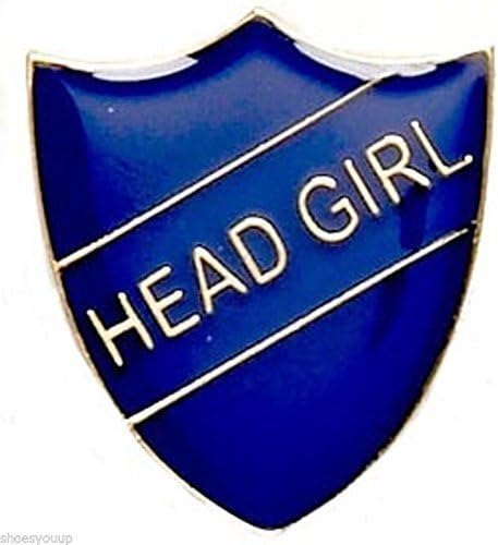 Emblems-Gifts Head Girl Shield Shape Badge ideal for schools (blue ...