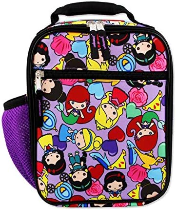 Disney Princess Emoji Girl's Soft Insulated School Lunch Box (One Size ...