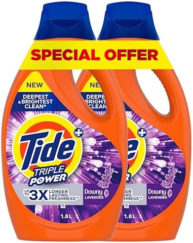سعر Tide Triple Power with a Touch of Downy Lavender Liquid Detergent 1 ...