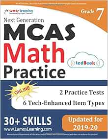 MCAS Test Prep: 7th Grade Math Practice Workbook and Full-length Online ...