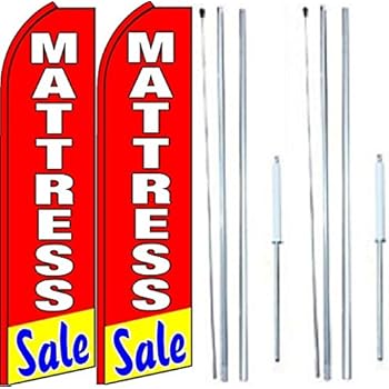 Amazon.com : Mattress Sale Banner Bed Sleep Store Sign 18x48 : Office ...