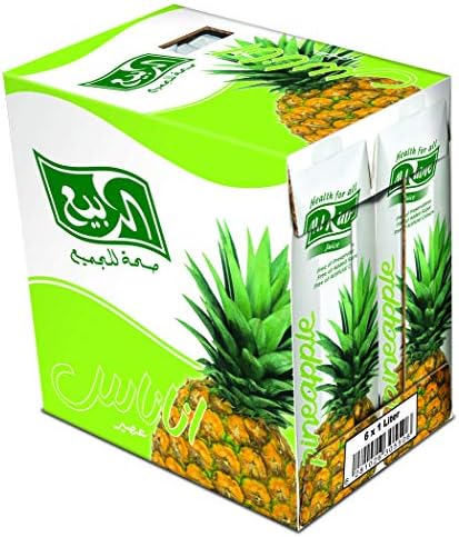 Al Rabie Pineapple Drink Juice 1 L x 6 price in Saudi Arabia | Amazon ...