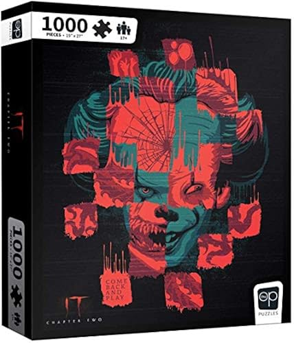USAOPOLY IT Chapter 2 Faces of Pennywise 1,000 Piece Premium Puzzle ...