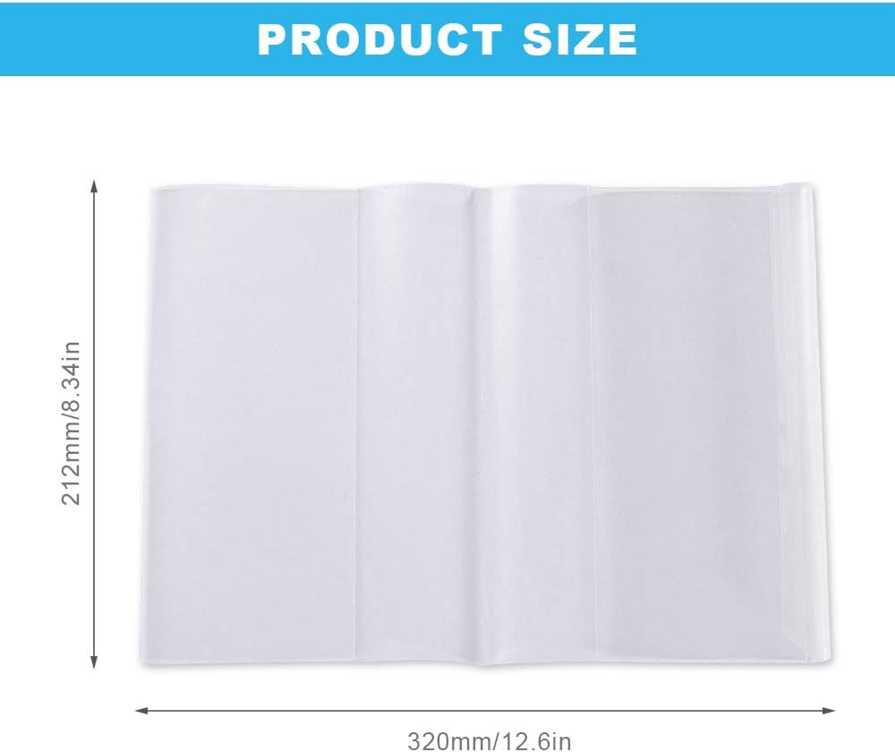 XGzhsa A5 Clear Exercise Book Covers, Transparent Book Cover, Thicken ...