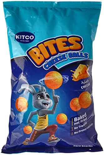 Kitco Bites Corn Cheddar Cheese Ball Snack, 90 G price in Saudi Arabia ...