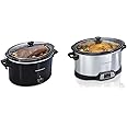 Amazon.com: Hamilton Beach Slow Cooker, Extra Large 10 Quart, Stay or ...