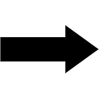 Amazon.com: Arrow Sticker Directional Decals 12x6 Inch 24 Pack Marking ...