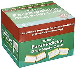 Mosby's Paramedicine Drug Study Cards: 9781284093162: Medicine & Health ...