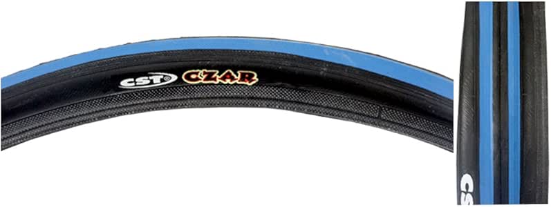 Amazon.com : CST Czar Tire - 650c x 23, Black/Blue : Bike Tires ...