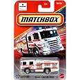 Amazon.com: Matchbox Scania P 360 Fire Truck [White] 16/125, 1:64 Scale ...