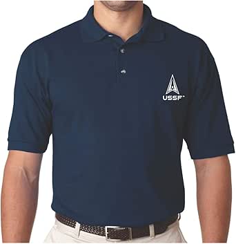 USSF United States Space Force Polo Shirt at Amazon Men’s Clothing store