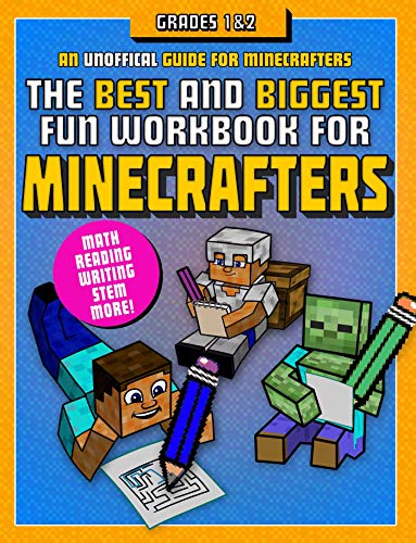 The Best and Biggest Fun Workbook for Minecrafters Grades 1 & 2: An ...