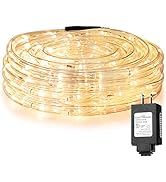 Amazon.com: LE 33ft 240 LED Rope Light, Waterproof, Connectable, Low ...
