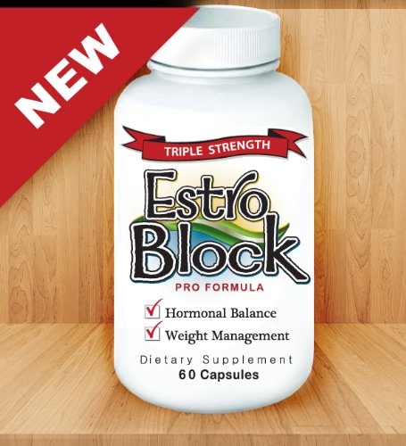 Estroblock PRO TRIPLE STRENGTH - 60 Capsules Natural Anti-Estrogen ...