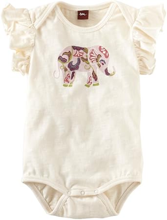 Amazon.com: Tea Collection Baby-girls Infant Adik Elephant Romper ...