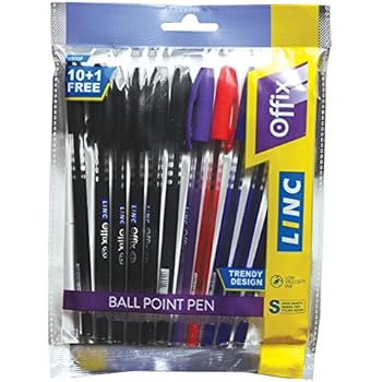 Amazon.com : Linc Starline Trendy Ball Pen (blue ink) (Pack Of 20 pens ...